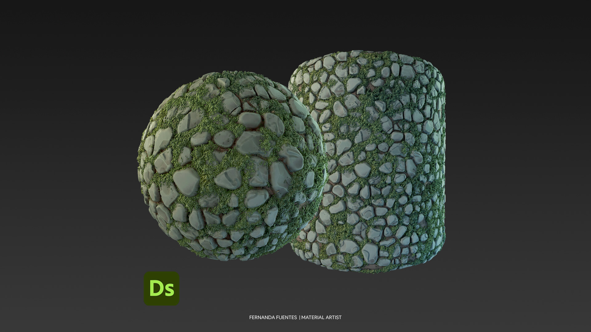 ArtStation - Stylized Cobblestone Material - Substance Designer