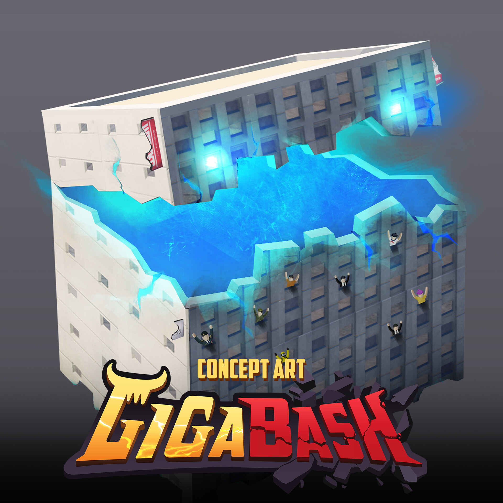 ArtStation - GigaBash: Characters Concept Art - Kongkrete