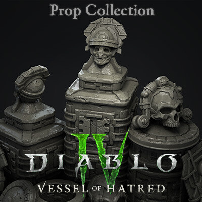 ArtStation - Diablo IV: Vessel of Hatred - Prop Collection