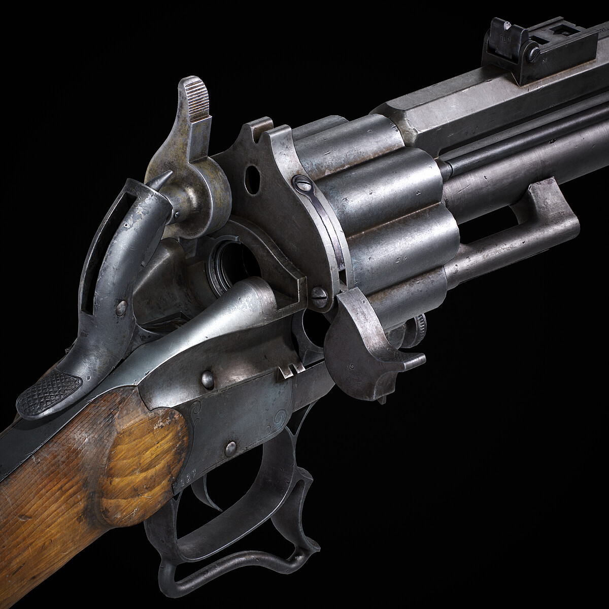 ArtStation - LeMat Centerfire Carbine - Game Ready