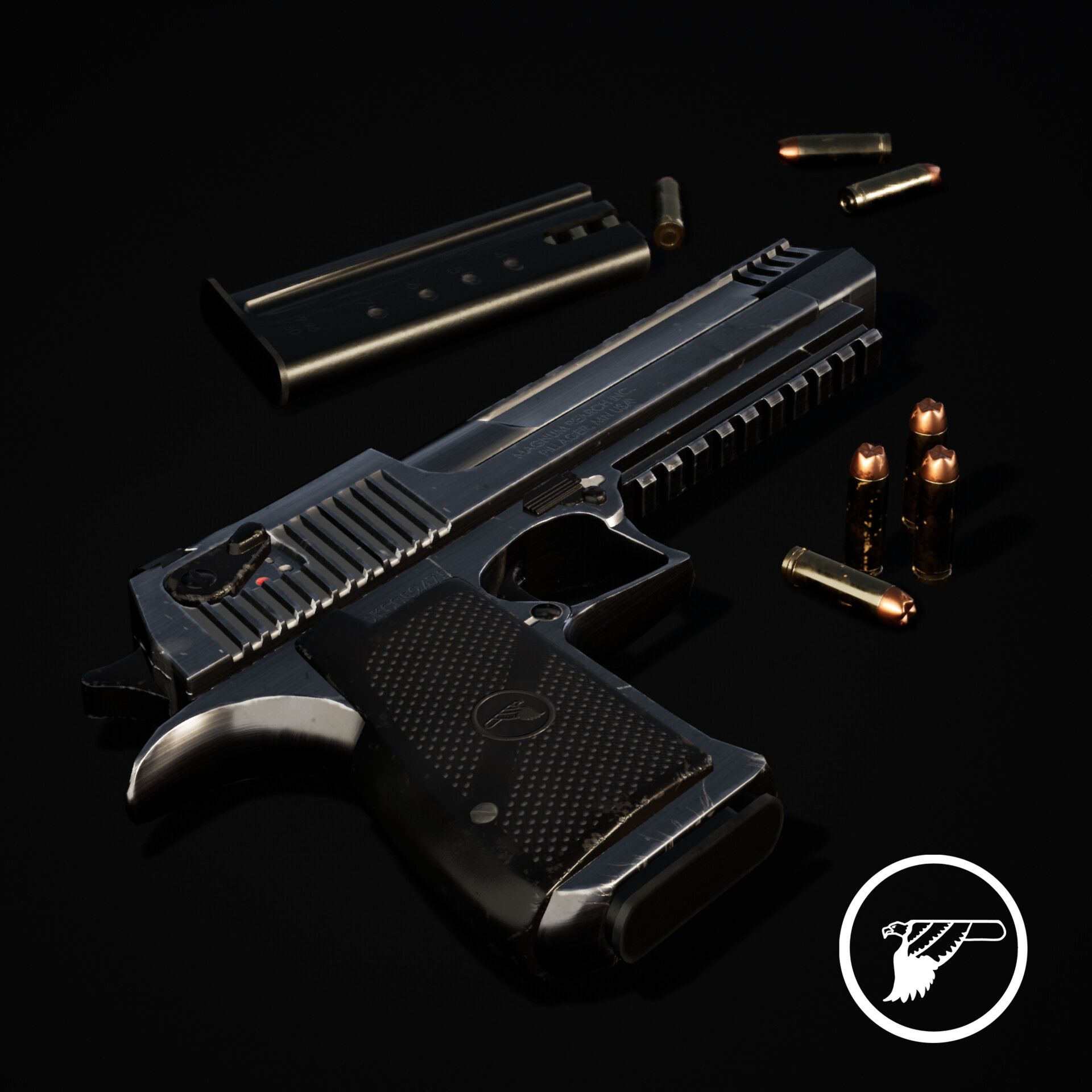 ArtStation - Desert Eagle Pistol