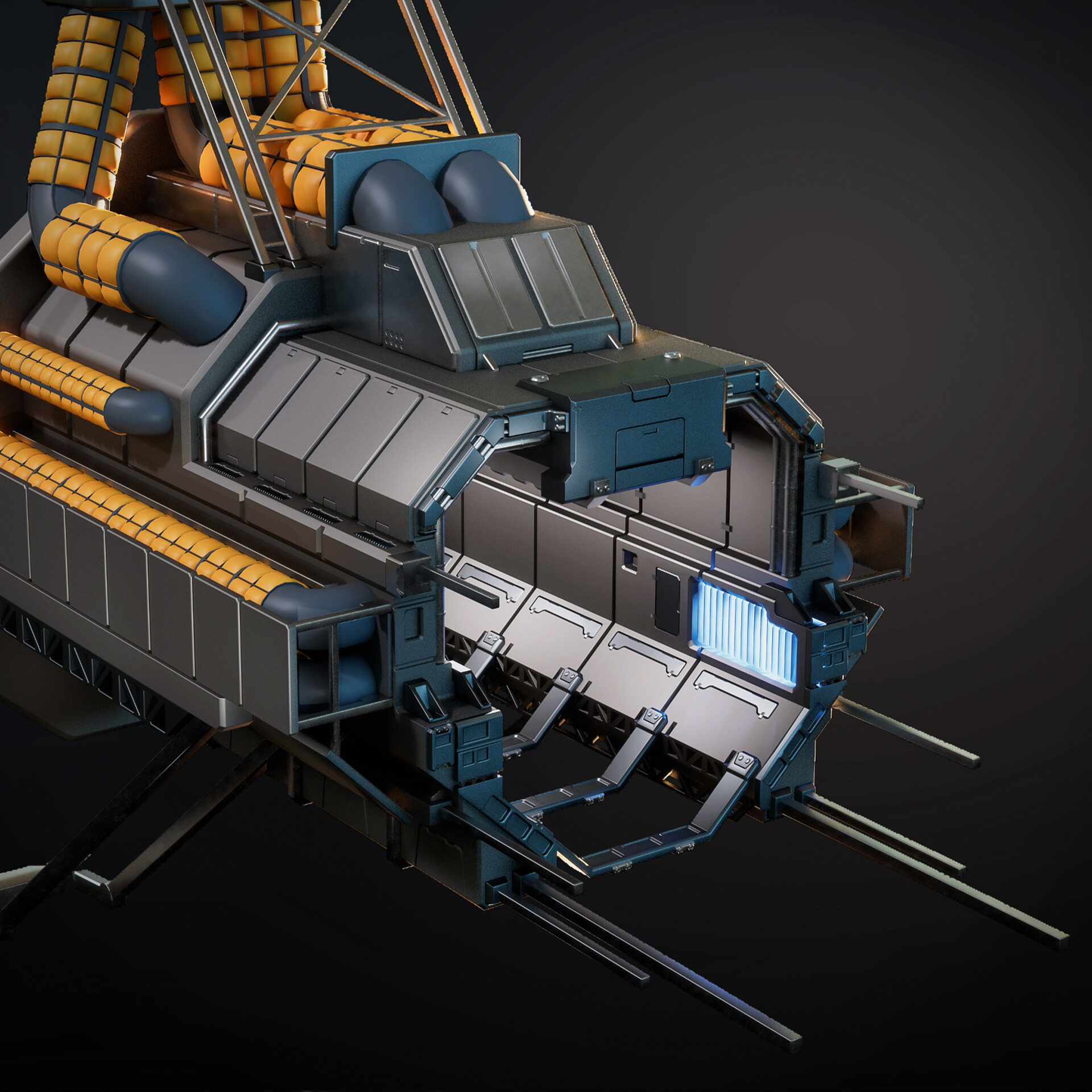 ArtStation - Probe Launcher - Mid Poly Environment Prop