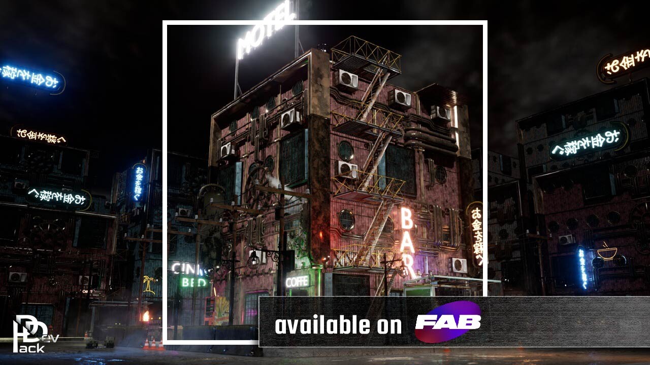 ArtStation - Japanese Steampunk Block / 135 Assets