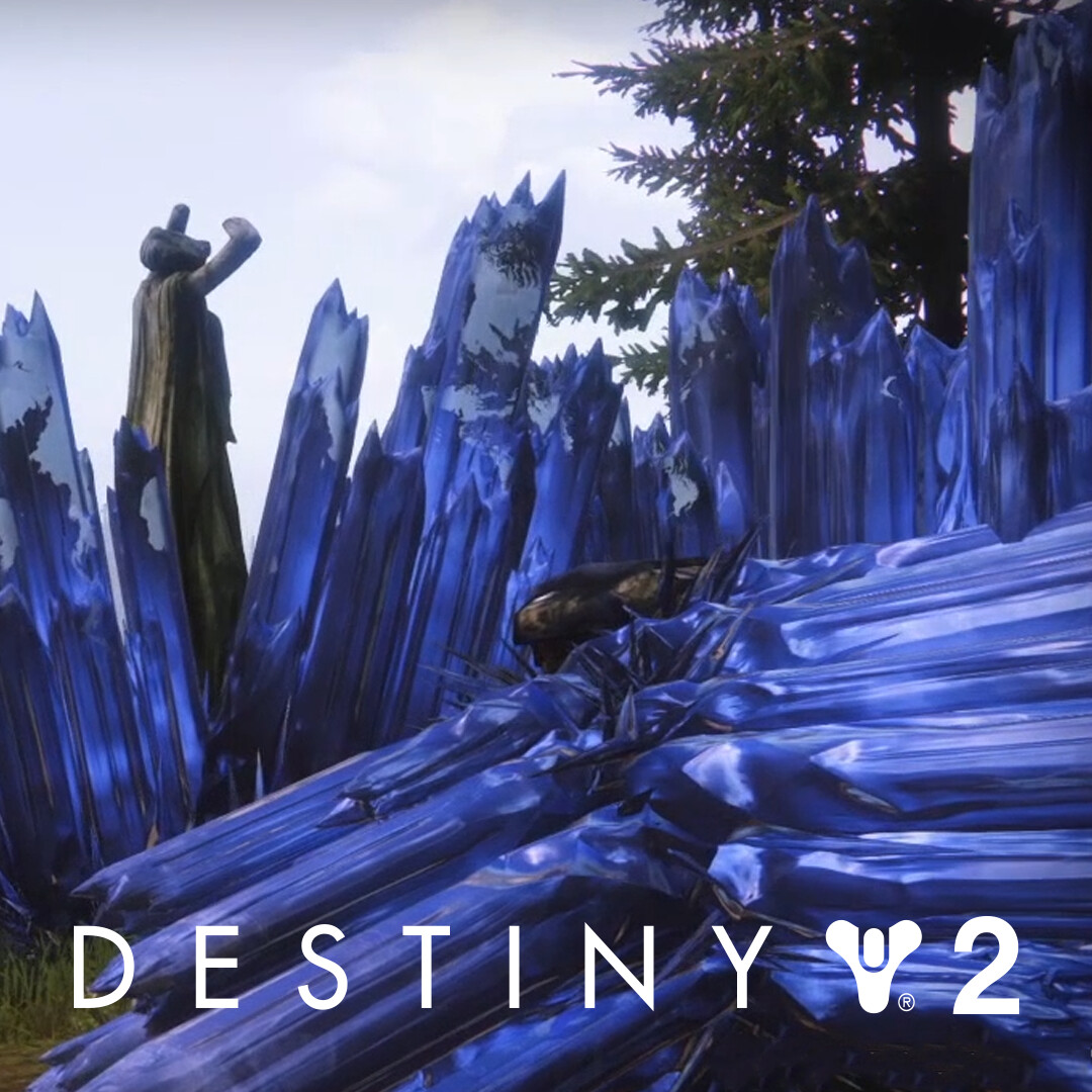 ArtStation - Destiny 2 Beyond Light - Player and Combatant Stasis Wall VFX