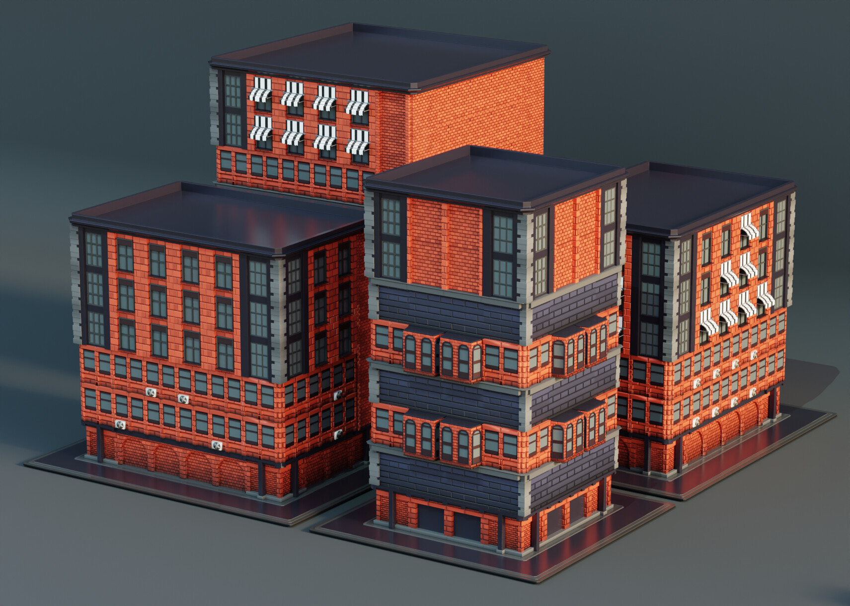 ArtStation - Procedural buildings generator WIP