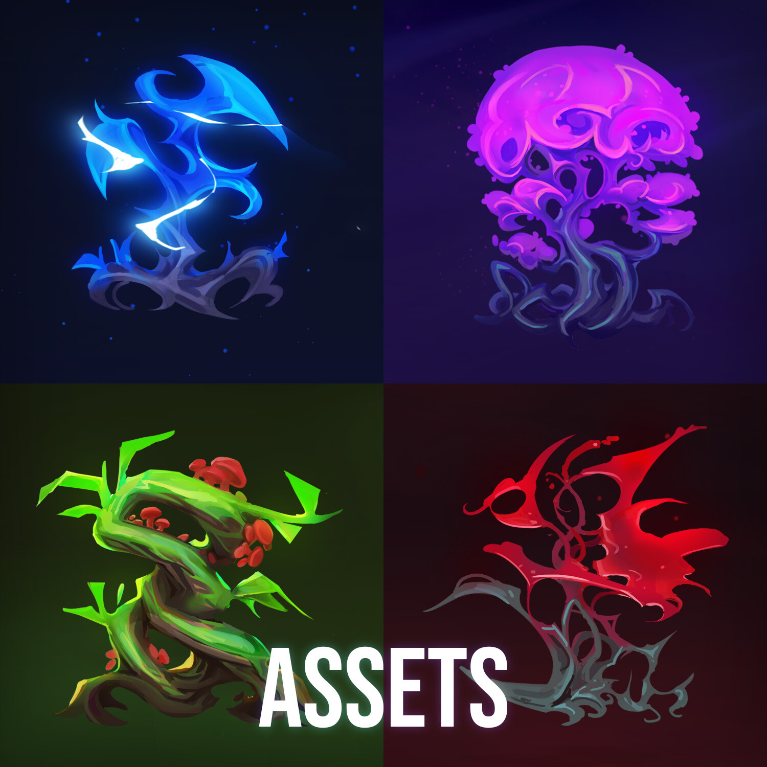 ArtStation - Plants/Tree Assets