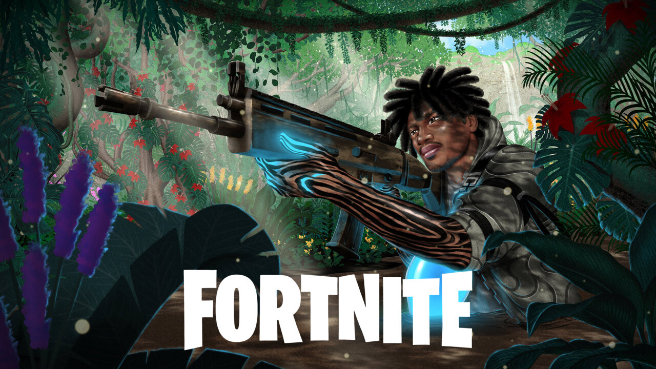 ArtStation - Fortnite Trace Loading Screen