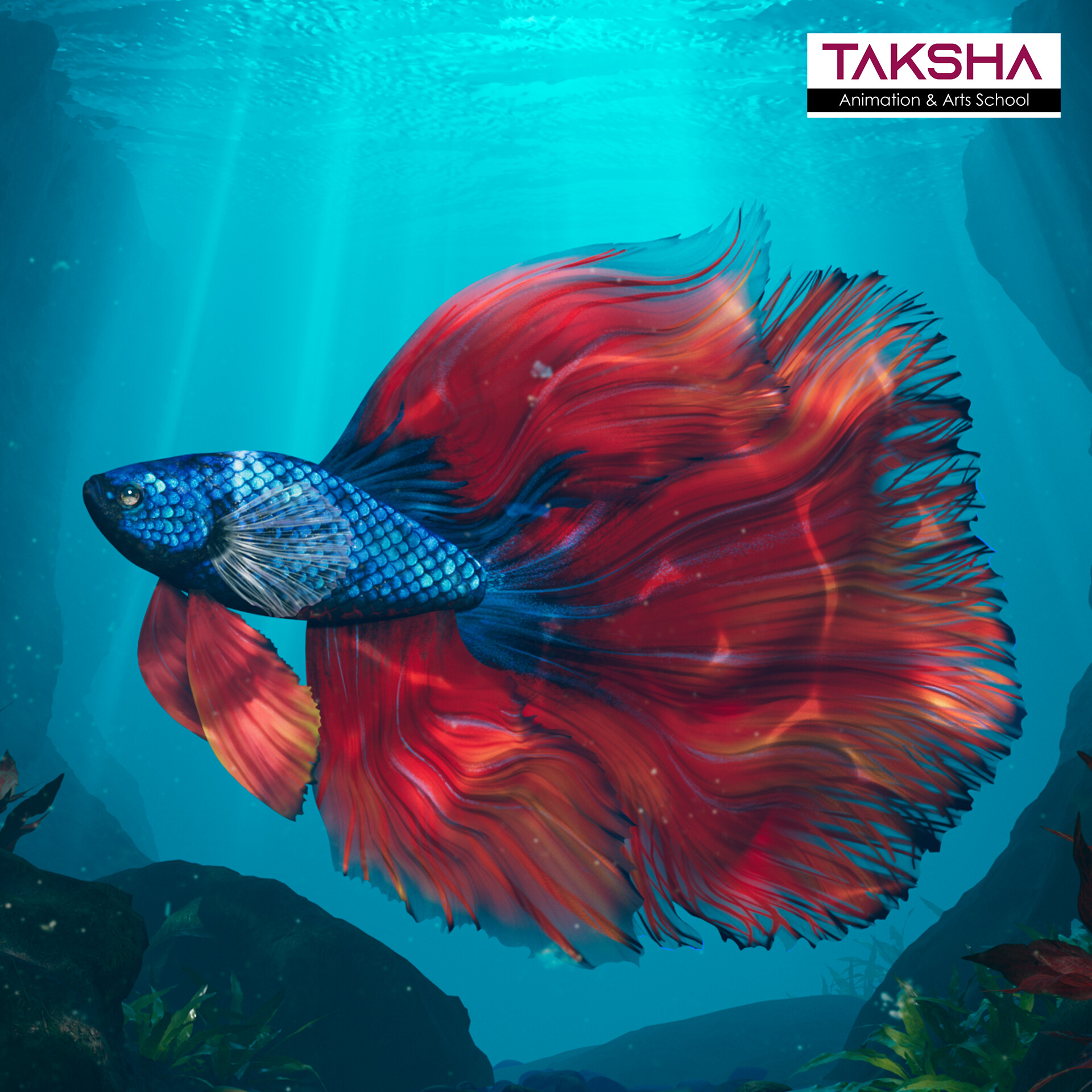 ArtStation - Betta Fish - Scene