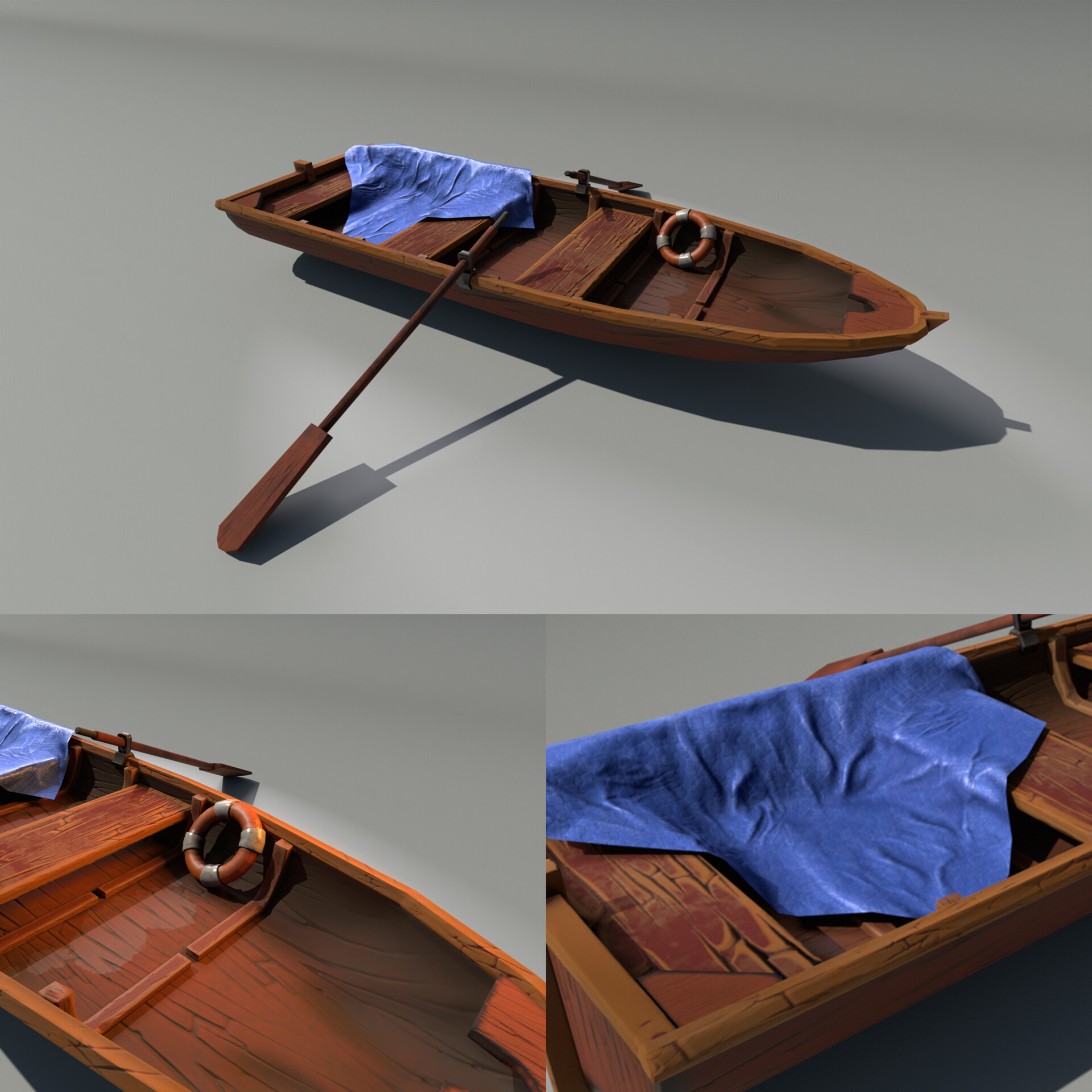 ArtStation - Stylized Boat