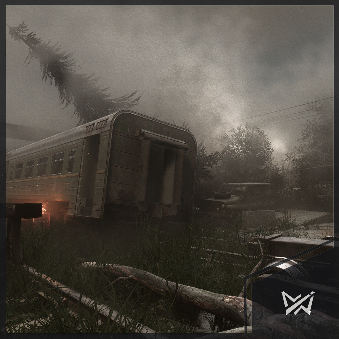 ArtStation - Abandoned station - UE5 | Gamedev Bootcamp | Isaev Workshop