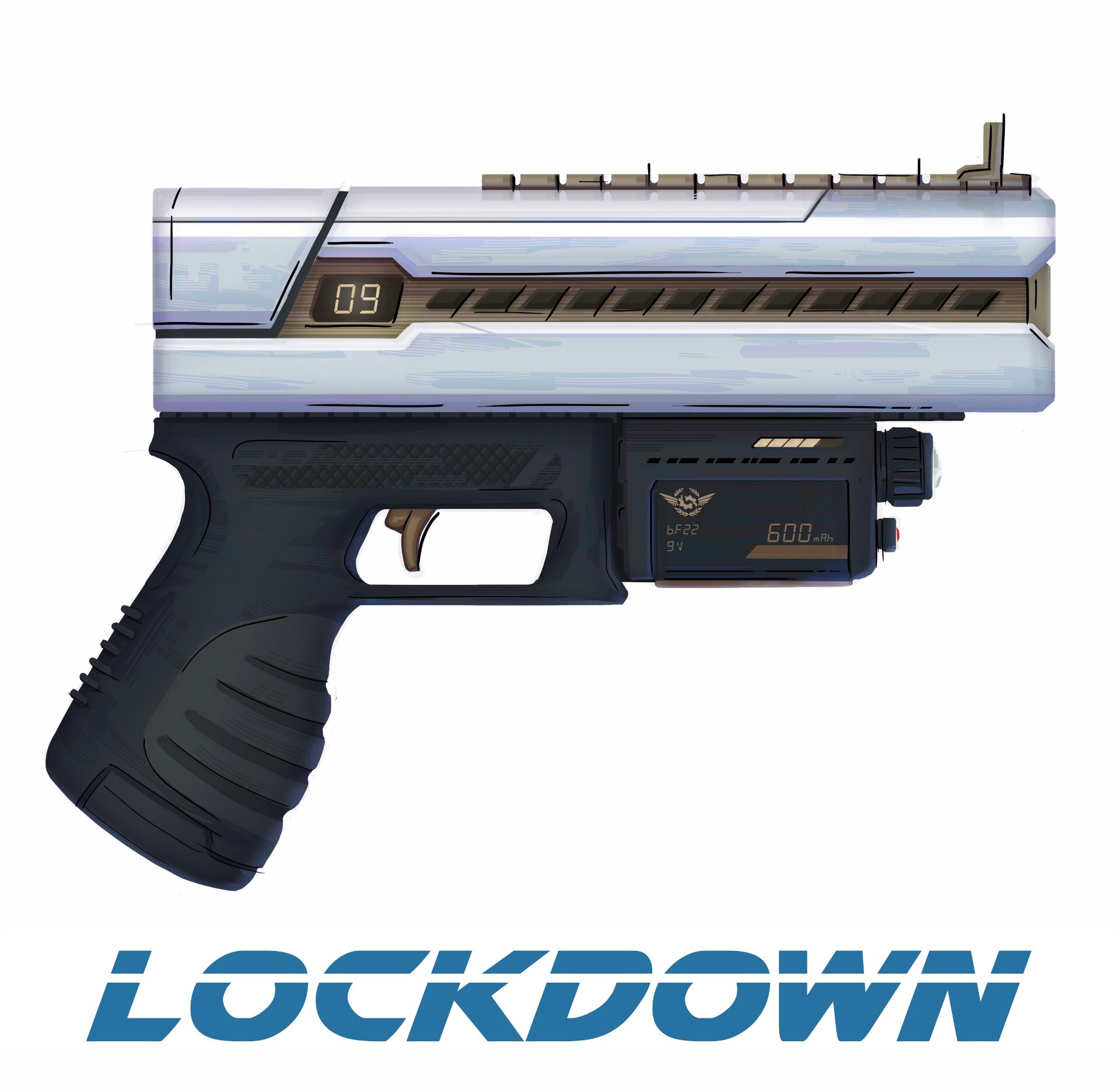 ArtStation - Lockdown : Imperial Handgun