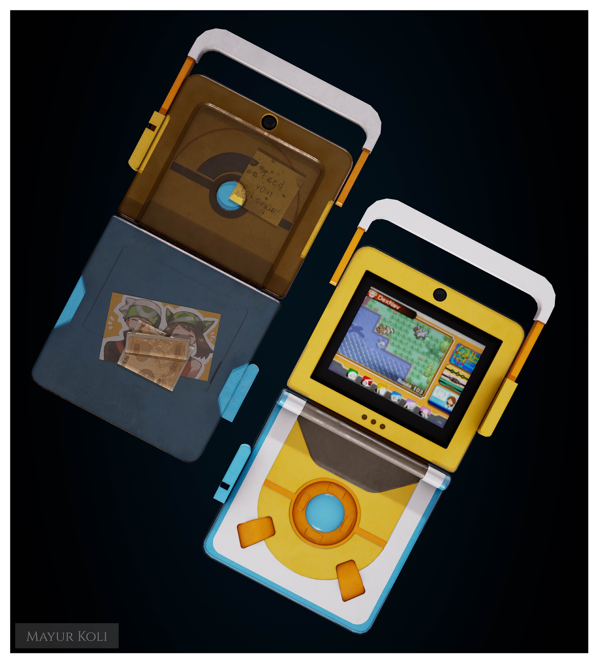 ArtStation - PokéNav Plus - Game Ready Asset