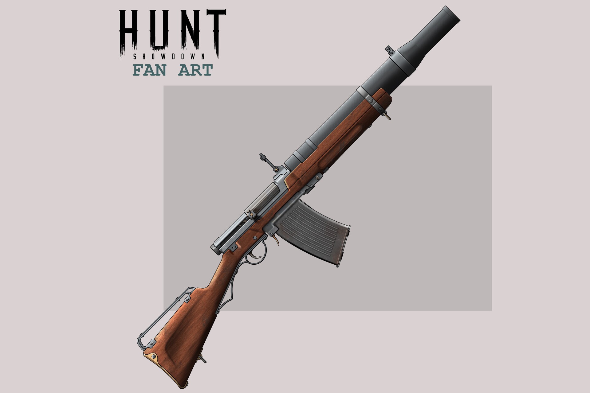 ArtStation - Hunt: Showdown FAN ART - Repeater Rifle