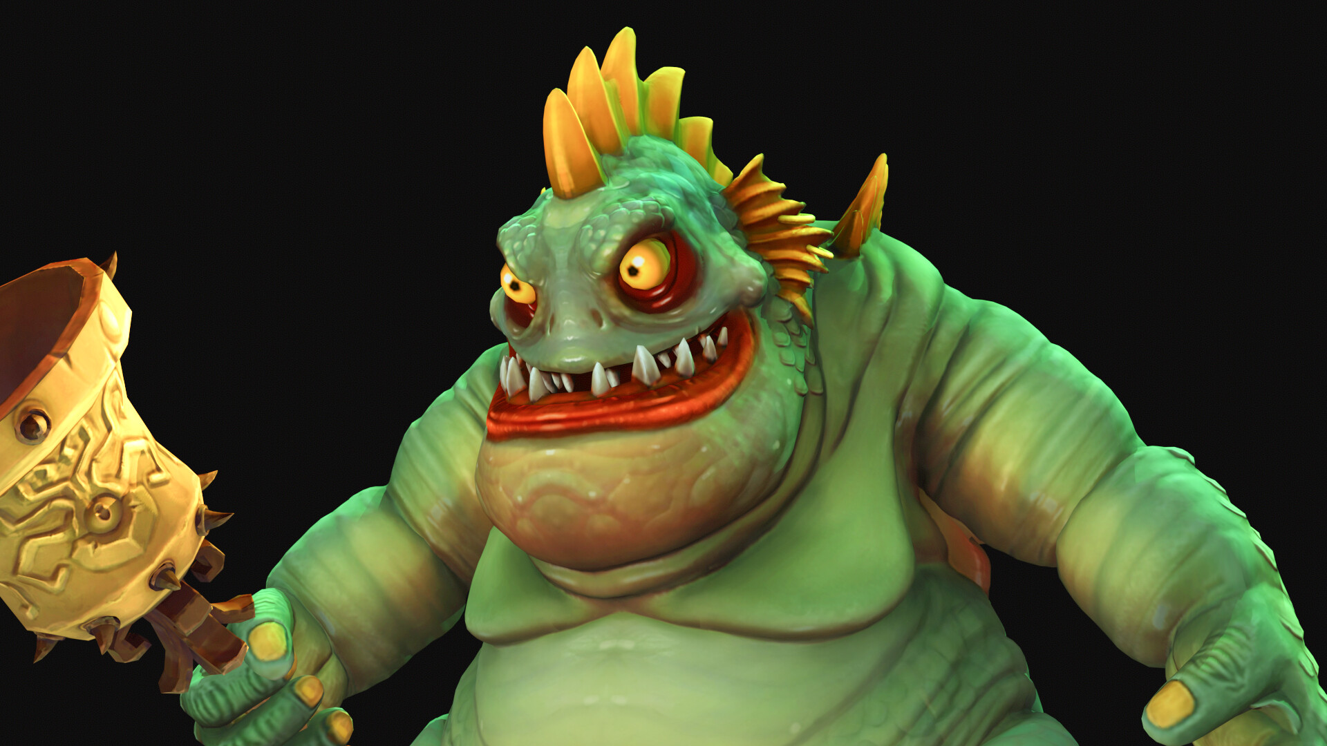ArtStation - Ghost Knight: A Dark Tale - Fishman MiniBoss
