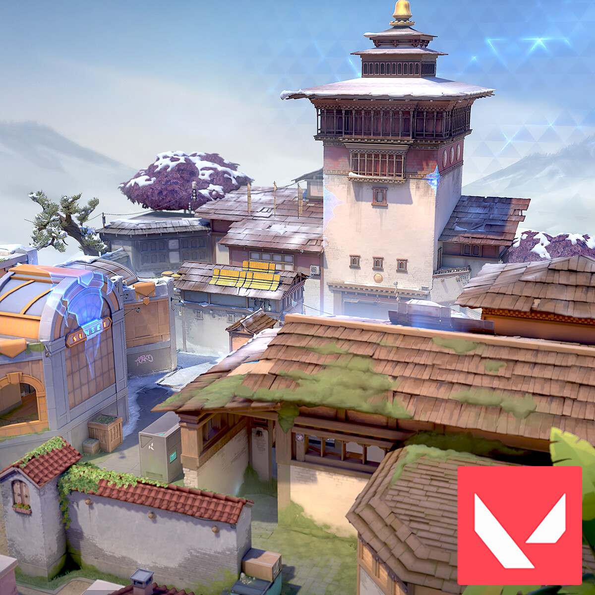 ArtStation - Valorant - Glitch TDM map