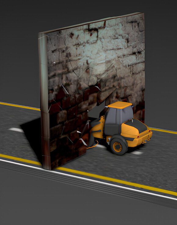 ArtStation - destruction scene