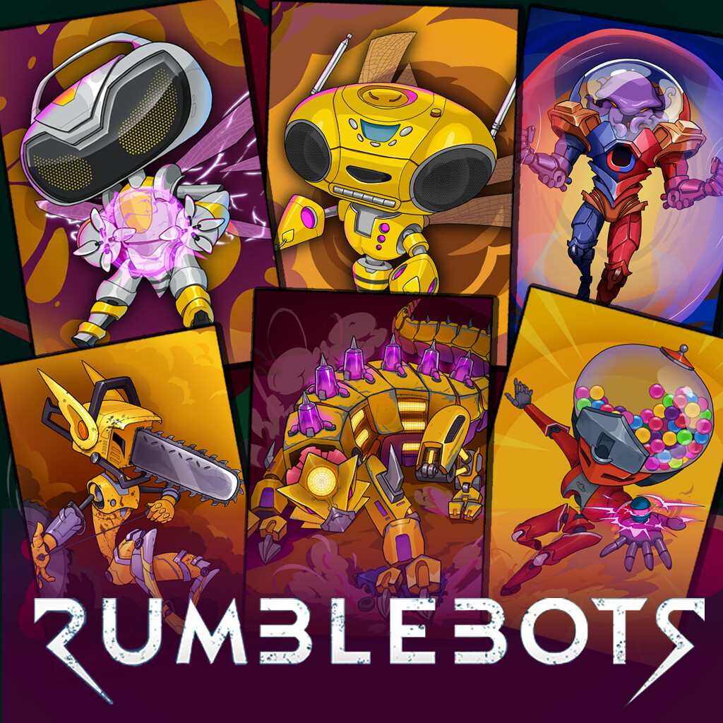 ArtStation - "Rumblebots", part 3