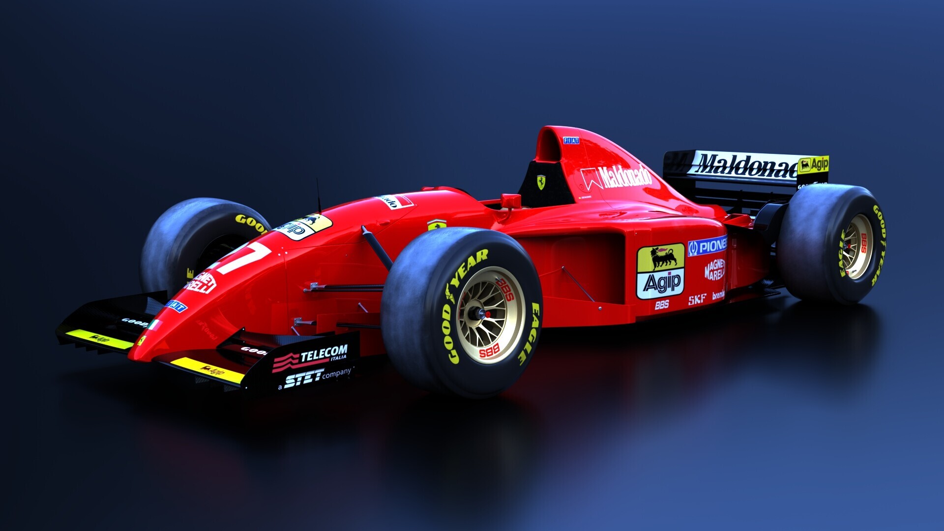 ArtStation - F1 Ferrari 412 T2 1995