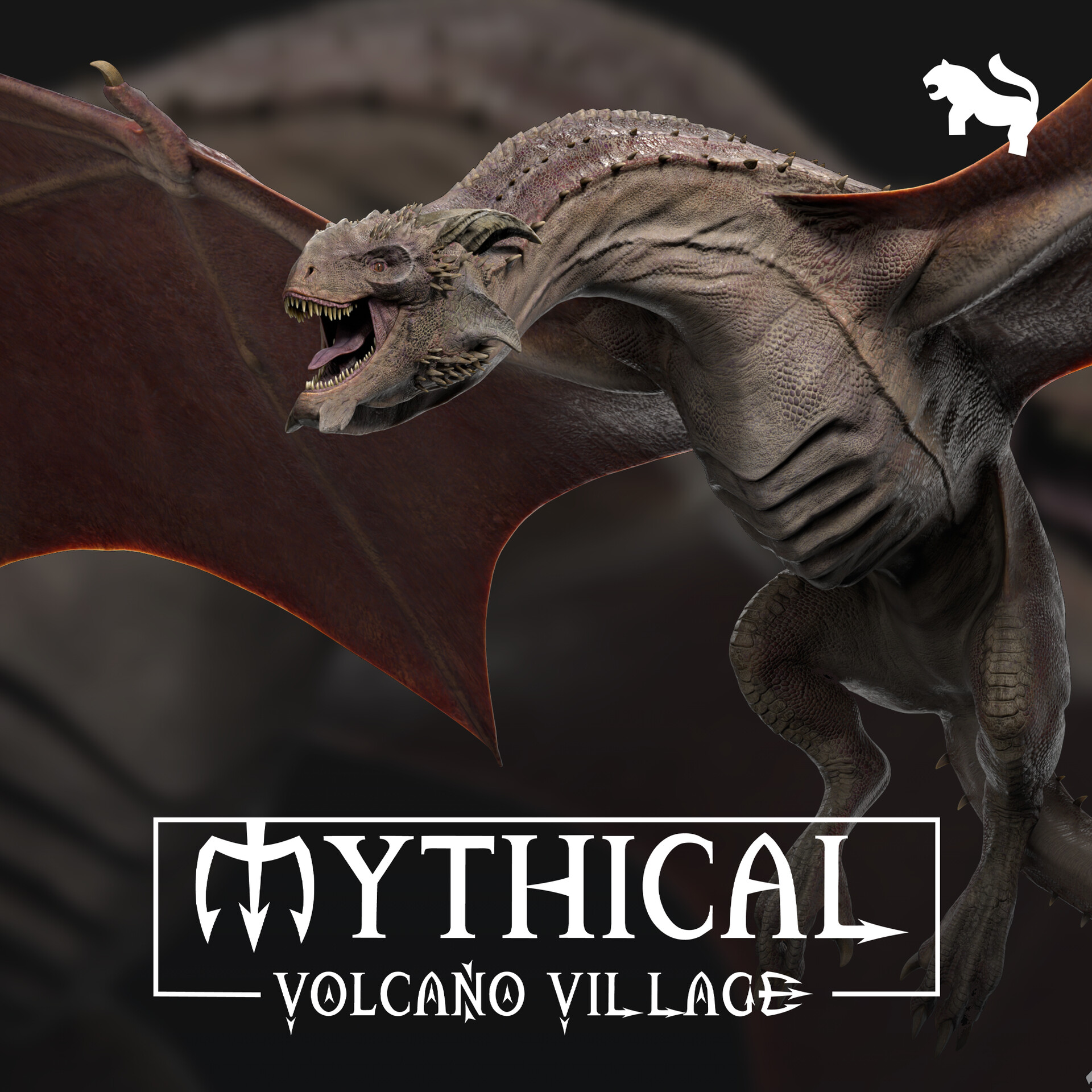 ArtStation - Dragon | Mythical Volcano Village Megapack