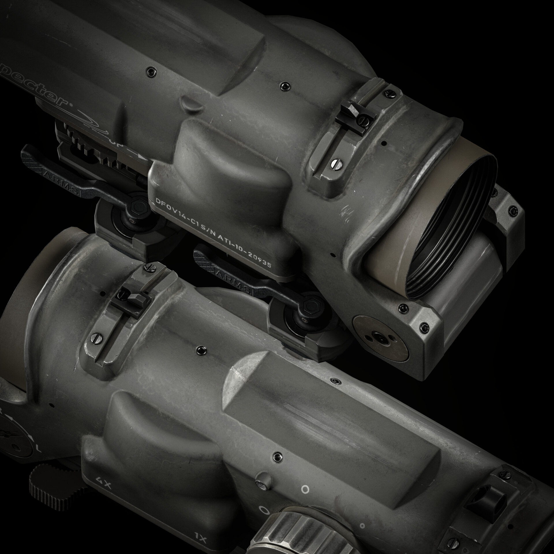 ArtStation - ELCAN SPECTER DR 1x-4x