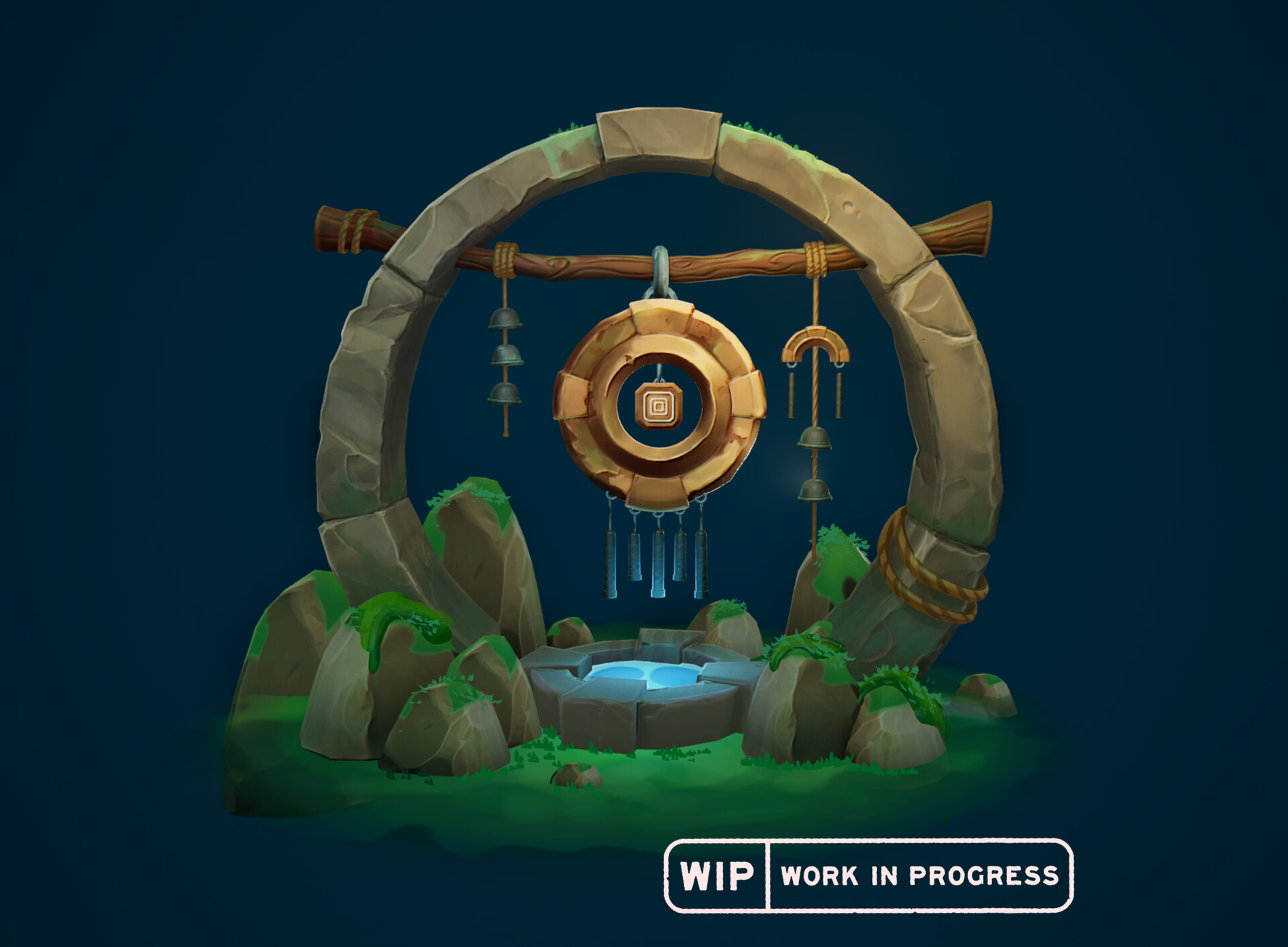 ArtStation - Quest Point Diorama - WIP