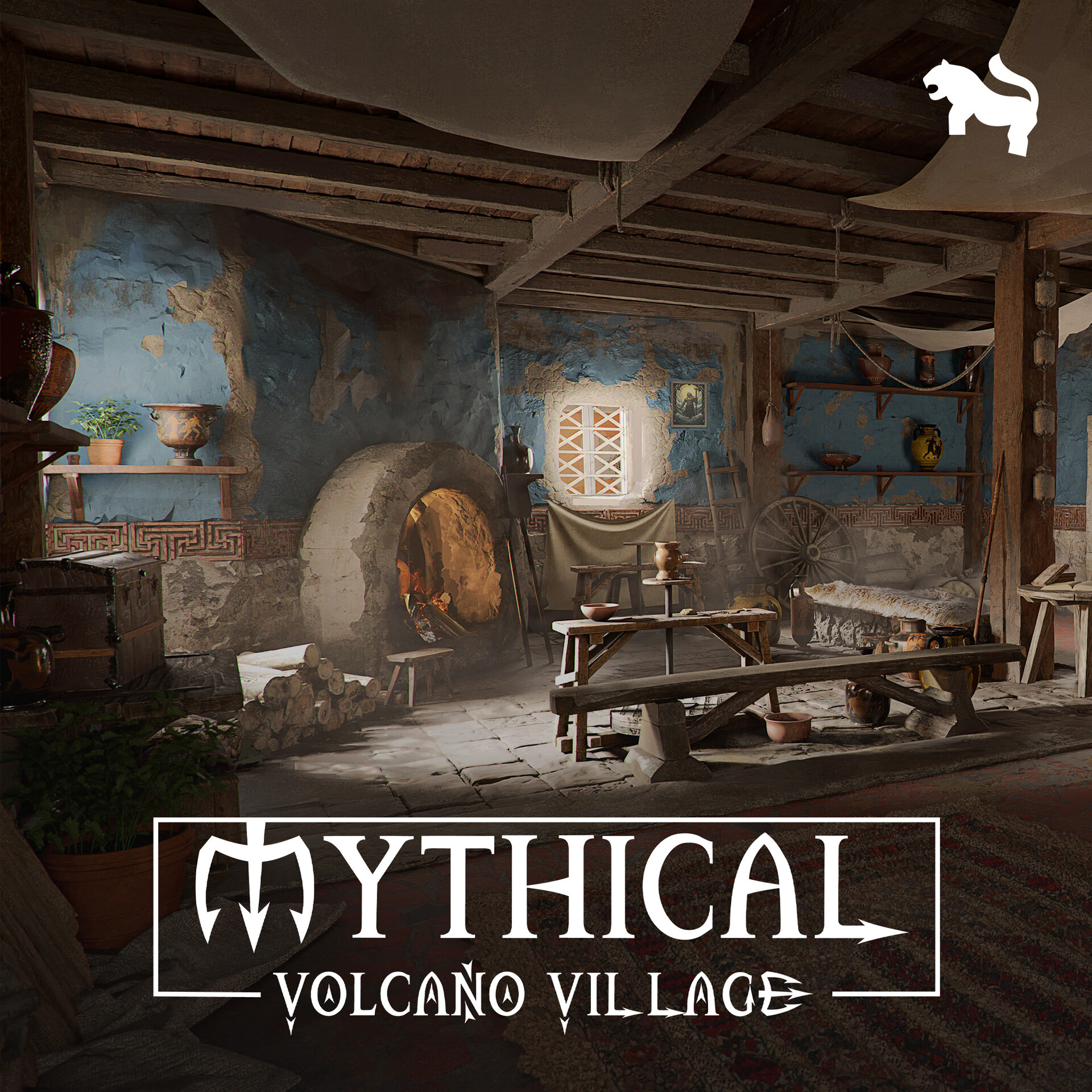 ArtStation - Mythical Volcano Village Concept Art