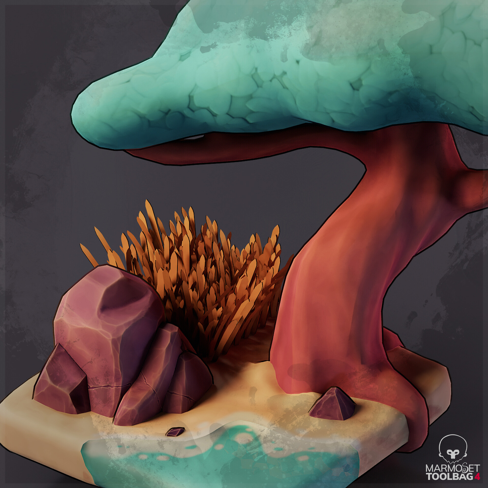 ArtStation - Diorama for Crema Games - Job Application Showcase