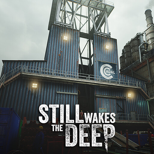 ArtStation - Still Wakes The Deep - Oil Rig Deck - The Derrick