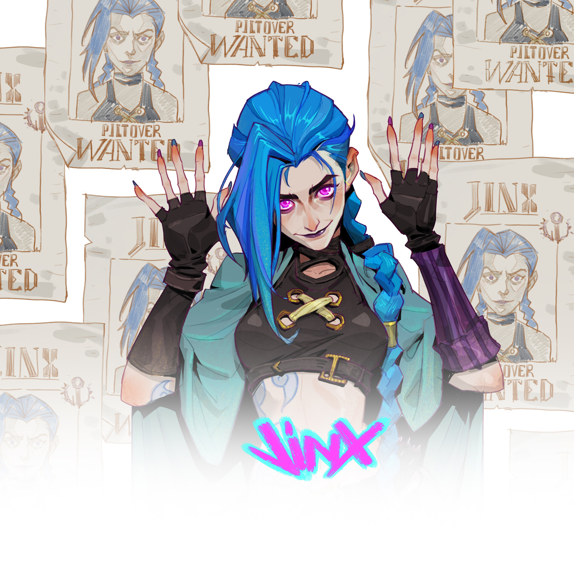 ArtStation - Jinx-Fan Art