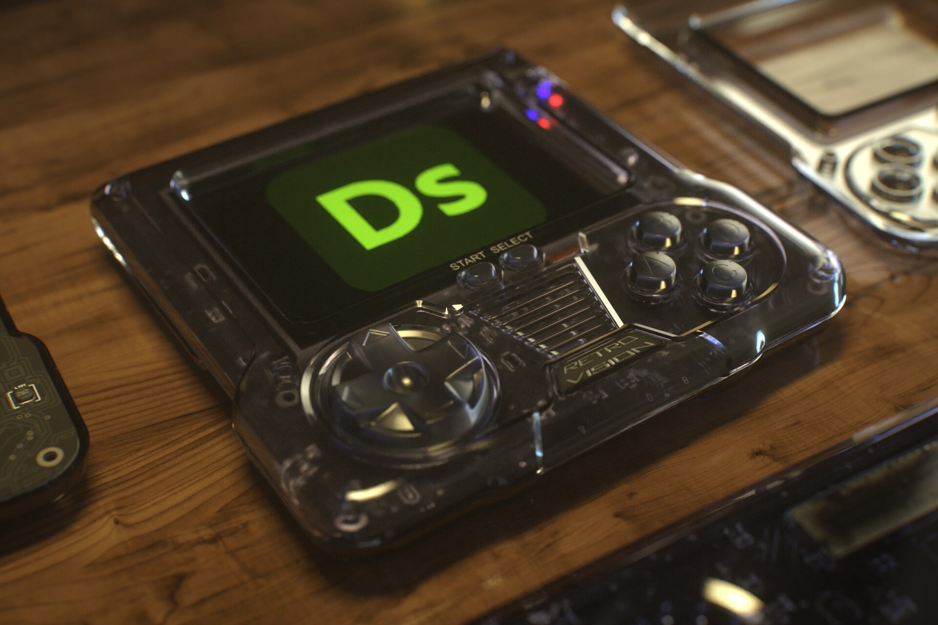ArtStation - Fully Procedural Game Console Design (100% Substance Designer)