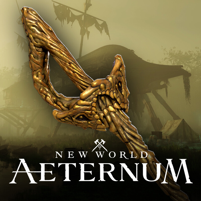 ArtStation - New World: Aeternum - Goldcursed Rapier