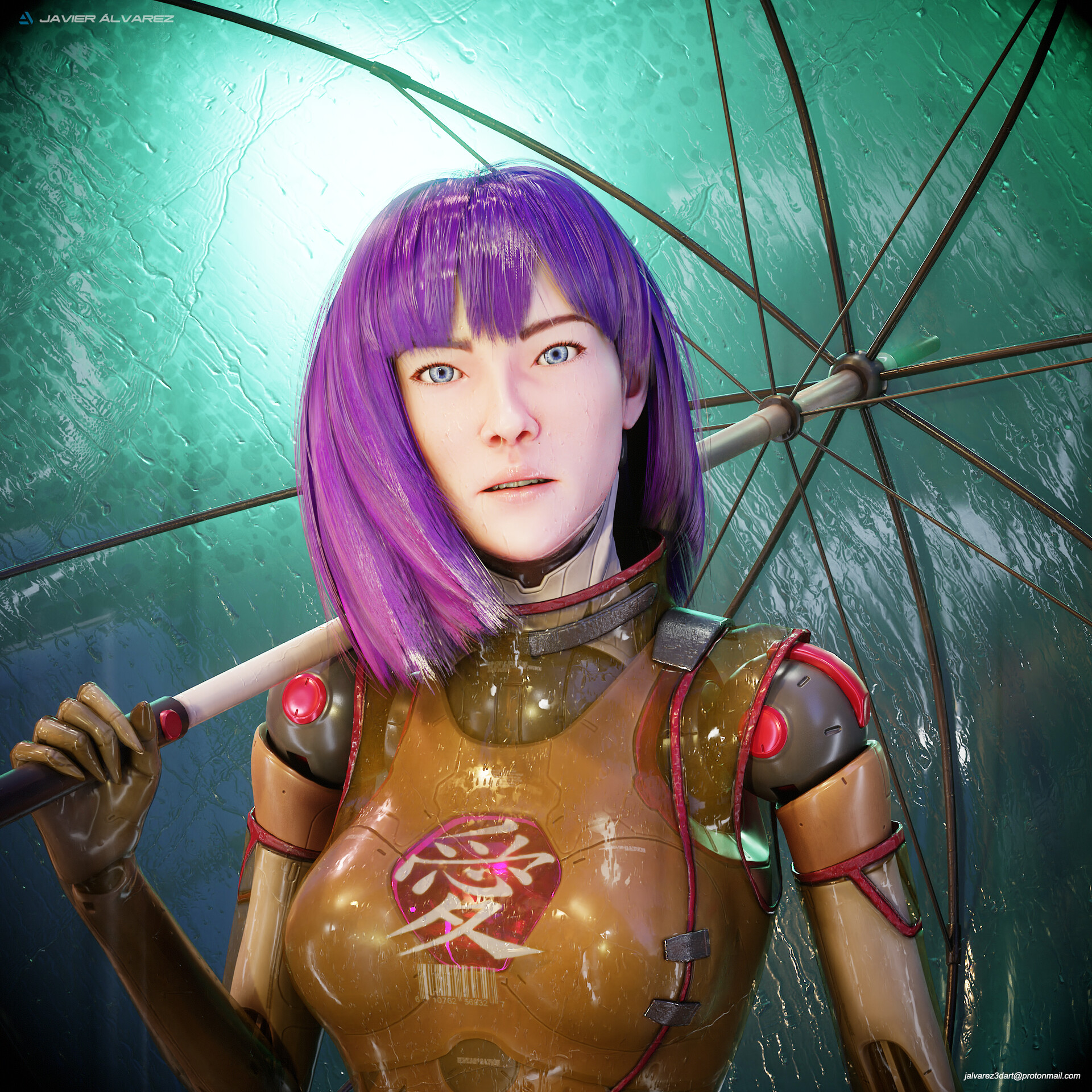 ArtStation - Rain - Neo Tokyo - Real Time Ray Tracing