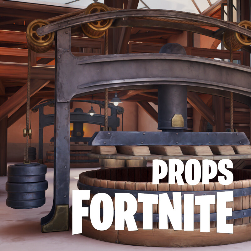 ArtStation - Fortnite - Props