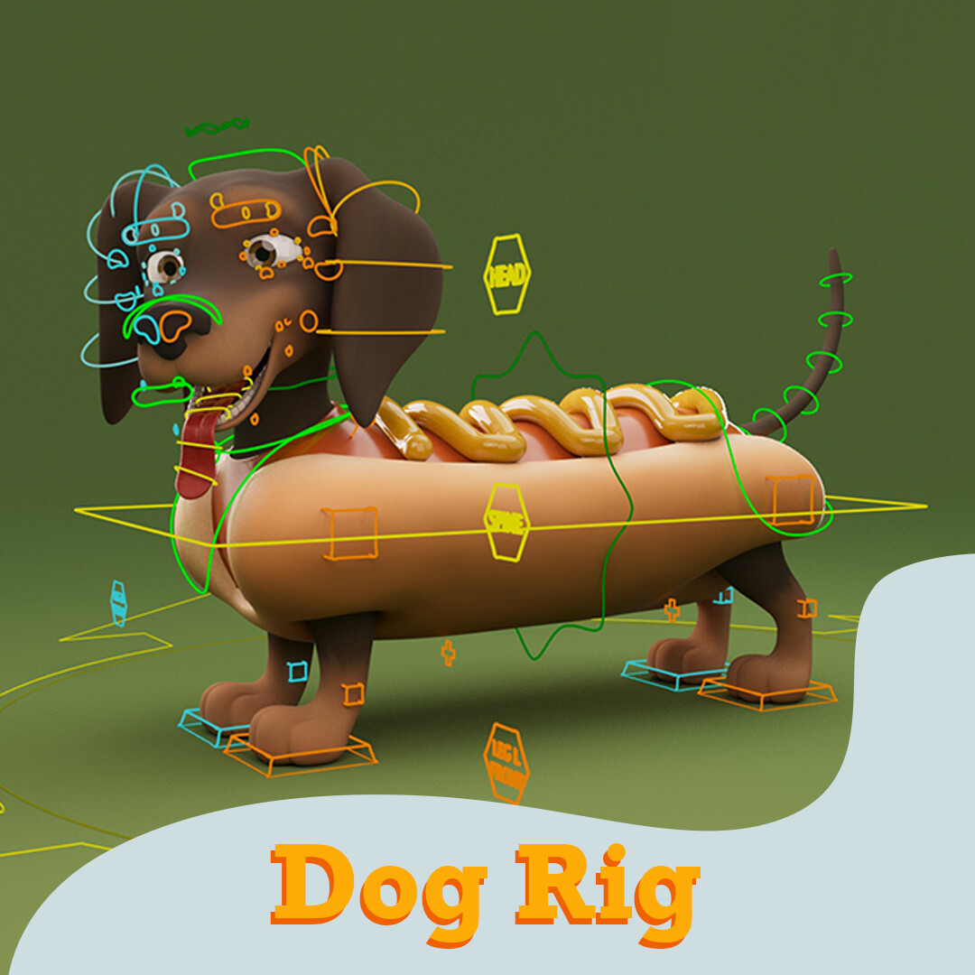 ArtStation - Dog Rig