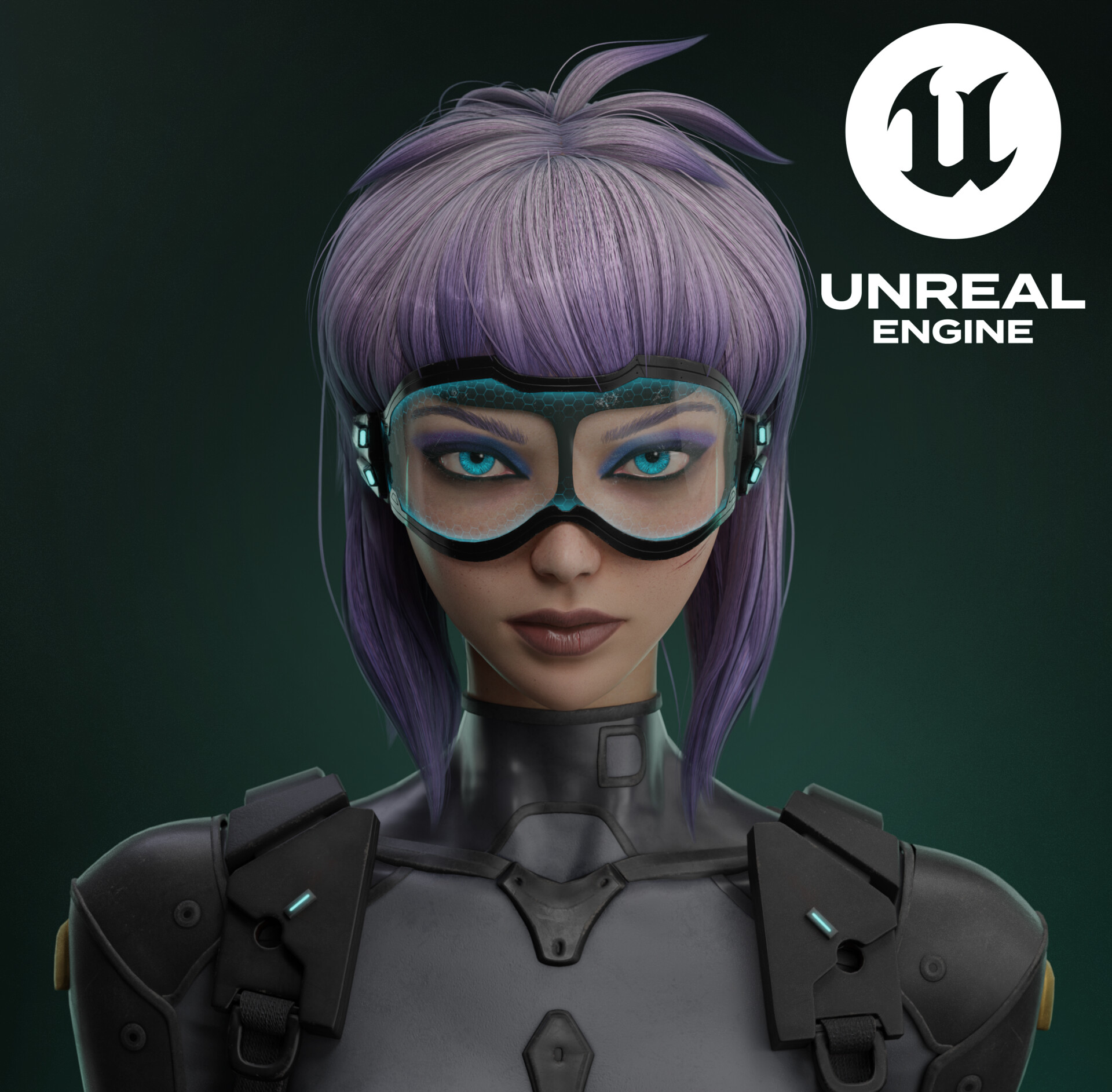 Lucas Renauld - Motoko Kusanagi Ghost in the Shell - Character Art