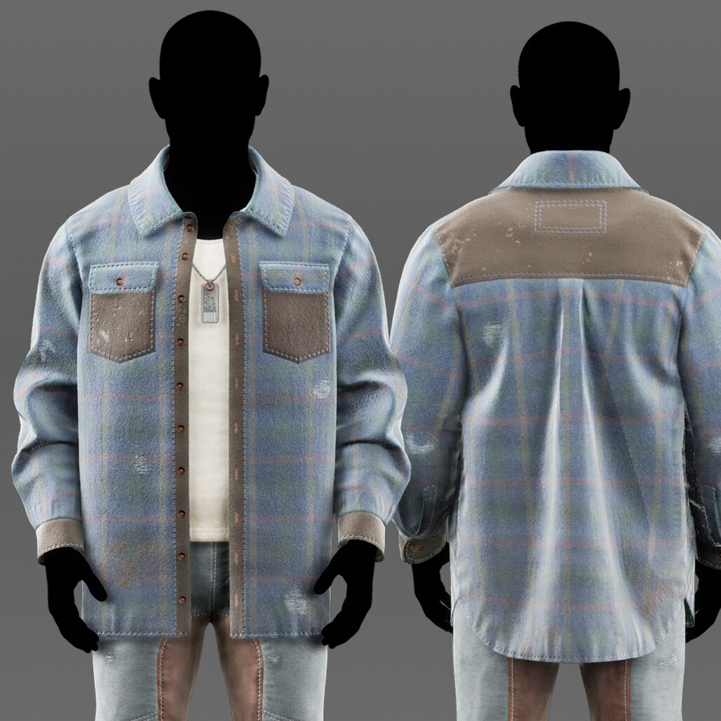 ArtStation - Men’s Post-Apocalyptic Outfit