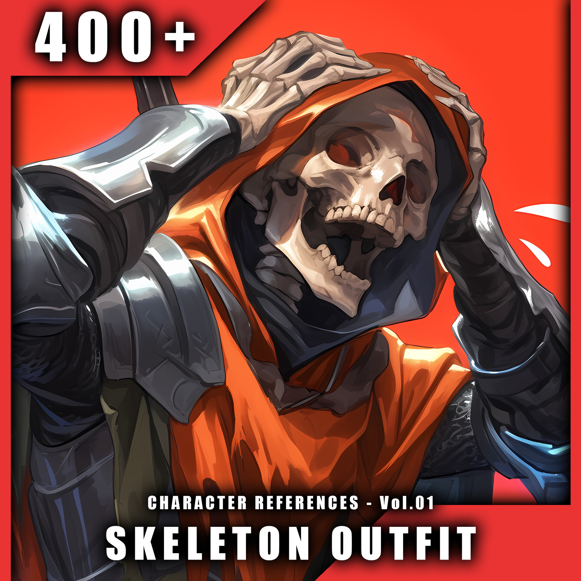 ArtStation - 400+ Skeleton Outfit - Character References Vol.01