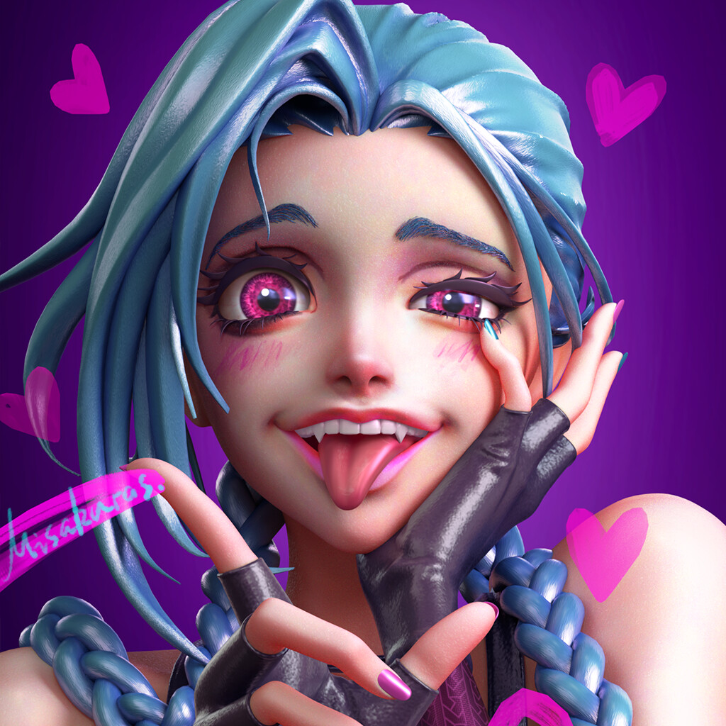 ArtStation - Jinx 金克斯 02__NO.15