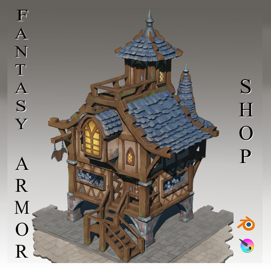 ArtStation - Armor Fantasy Shop / Armory