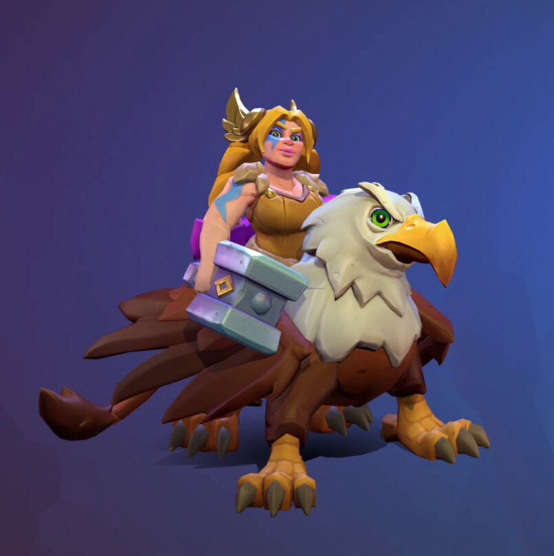 ArtStation - Gryphon Rider - Warcraft Rumble