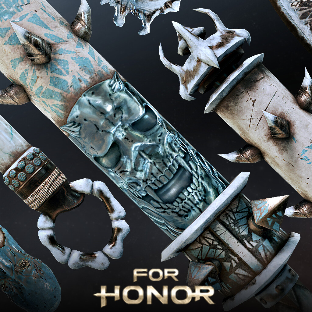 ArtStation - Frozen theme Material & Weapon set