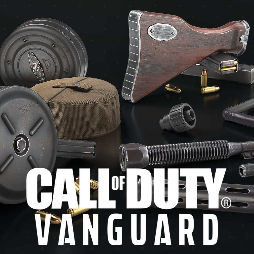 ArtStation - In-game Weapon asset for Call of Duty: Vanguard