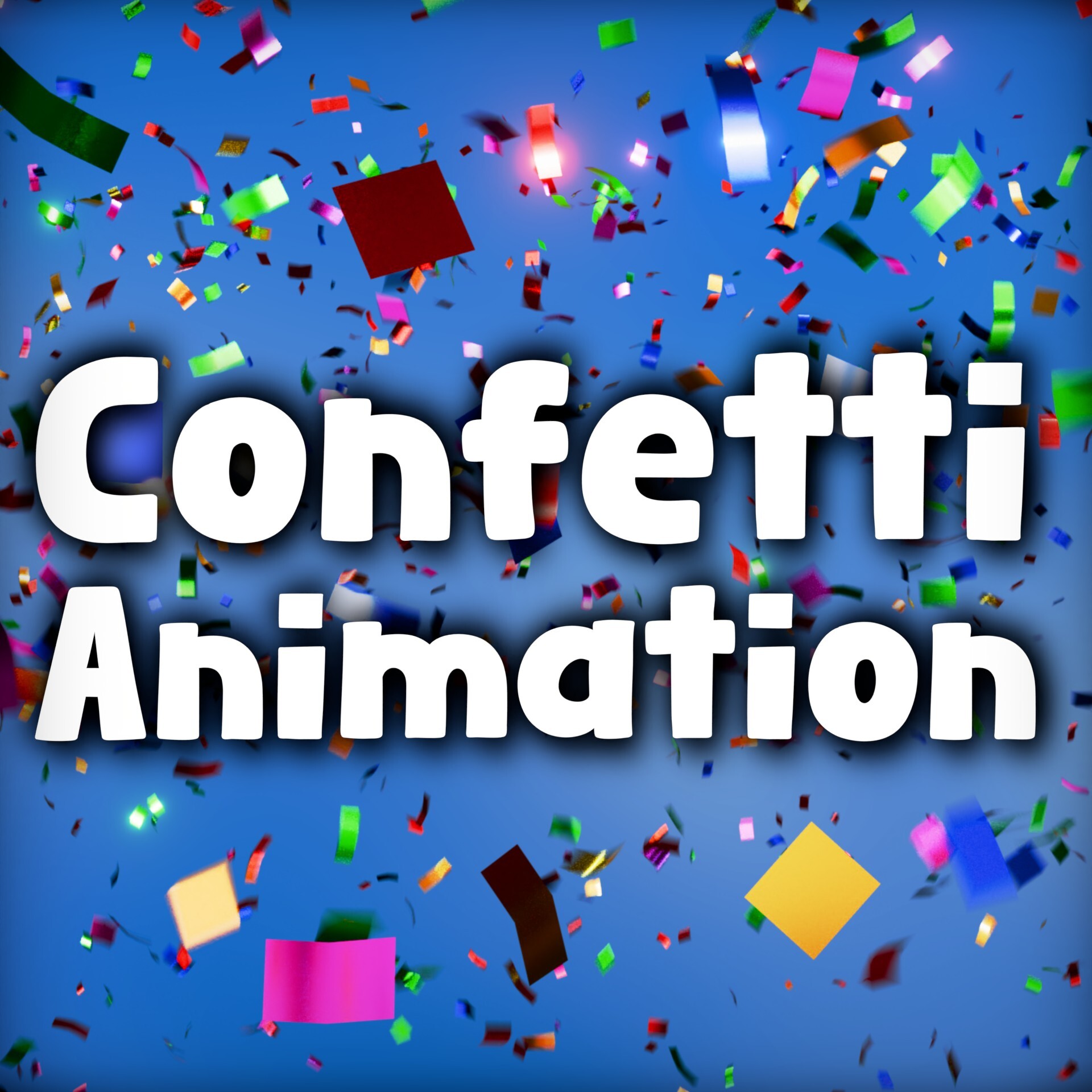 ArtStation - Animated Confetti 🎊 🎉 (Blender Tutorial)