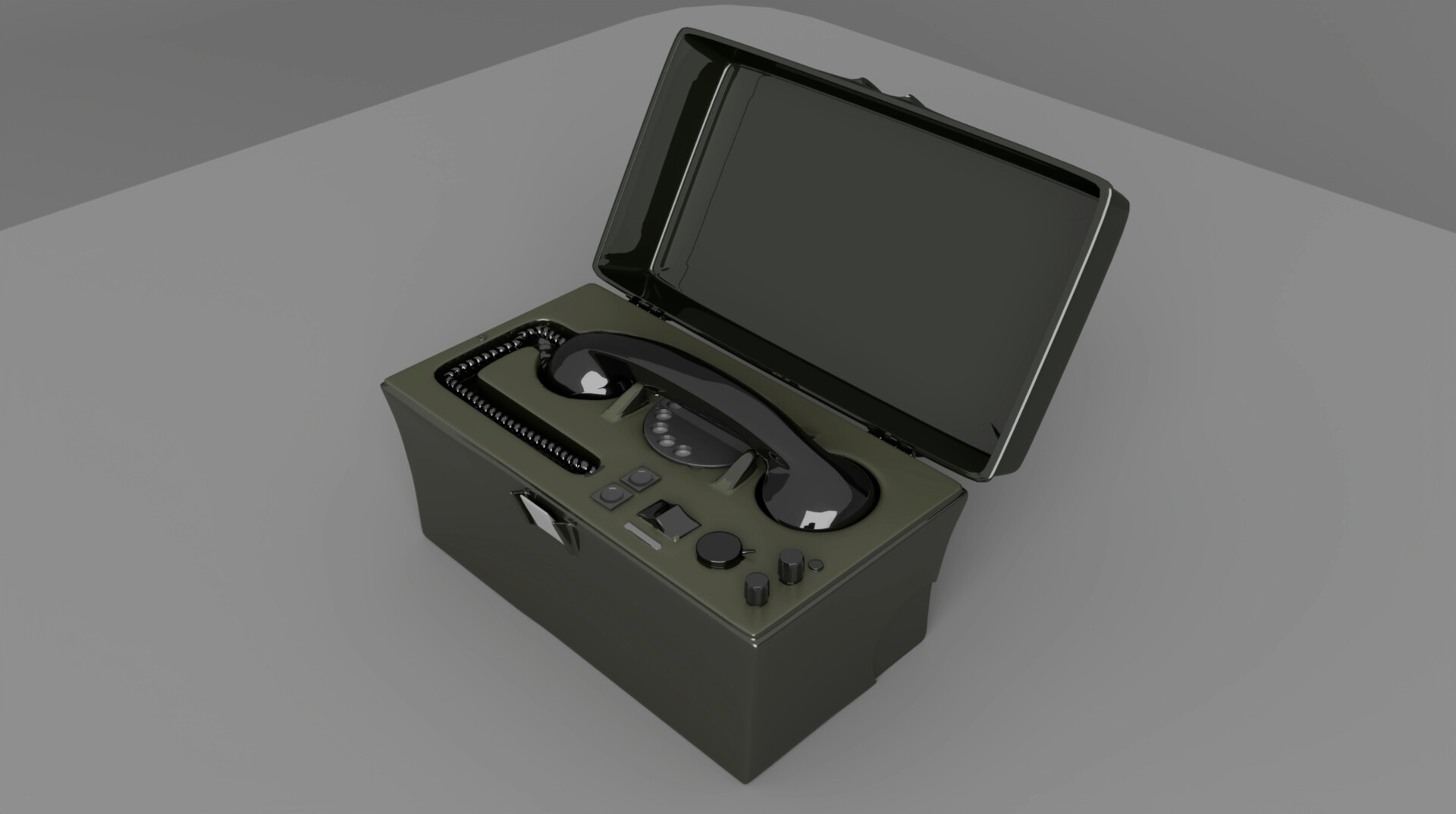 ArtStation - Military Field Phone