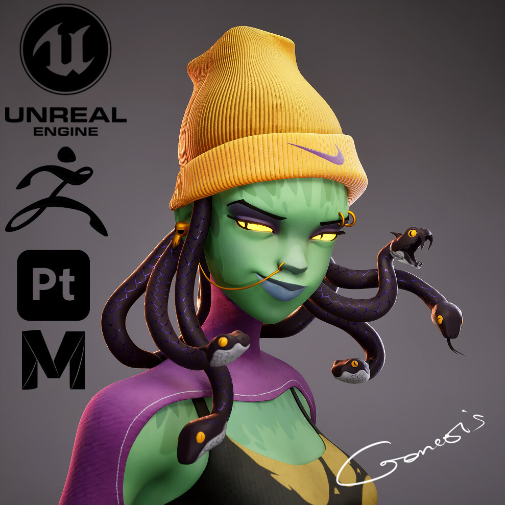 ArtStation - Gen-Z Medusa