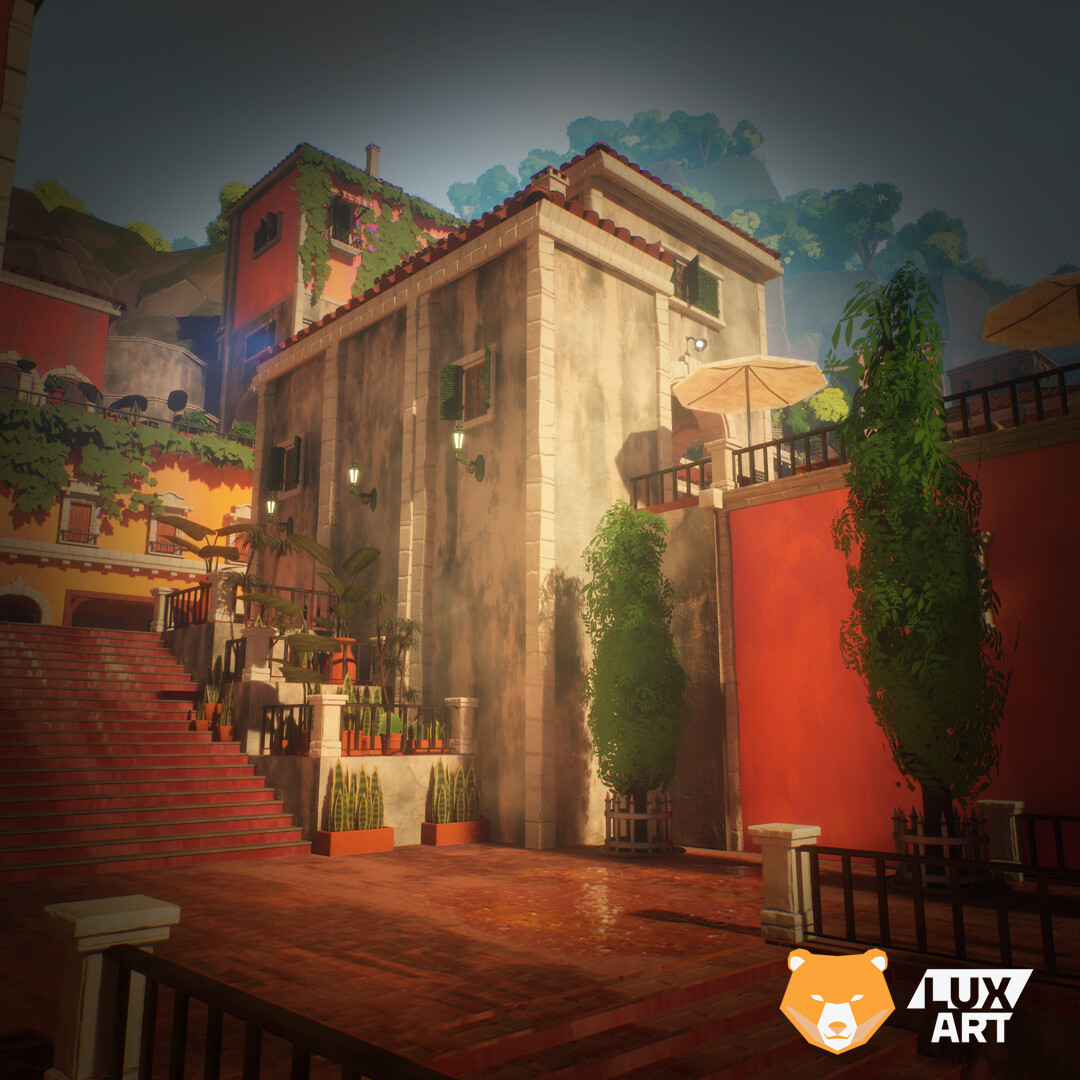 ArtStation - Positano Stylized Pack Update Pack