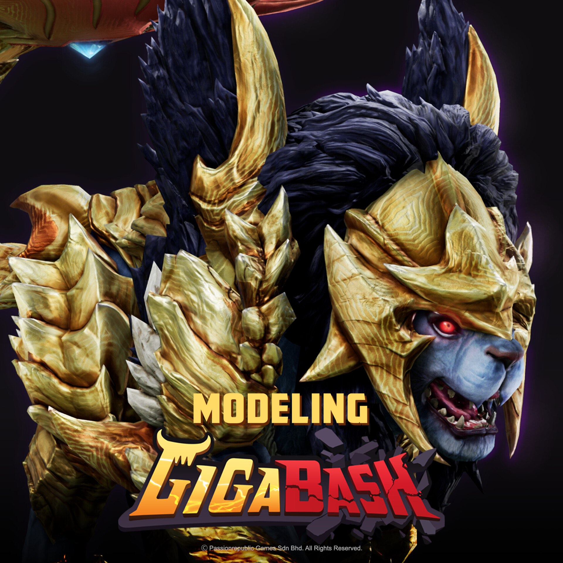 ArtStation - GigaBash: Character Modeling - Balzarr