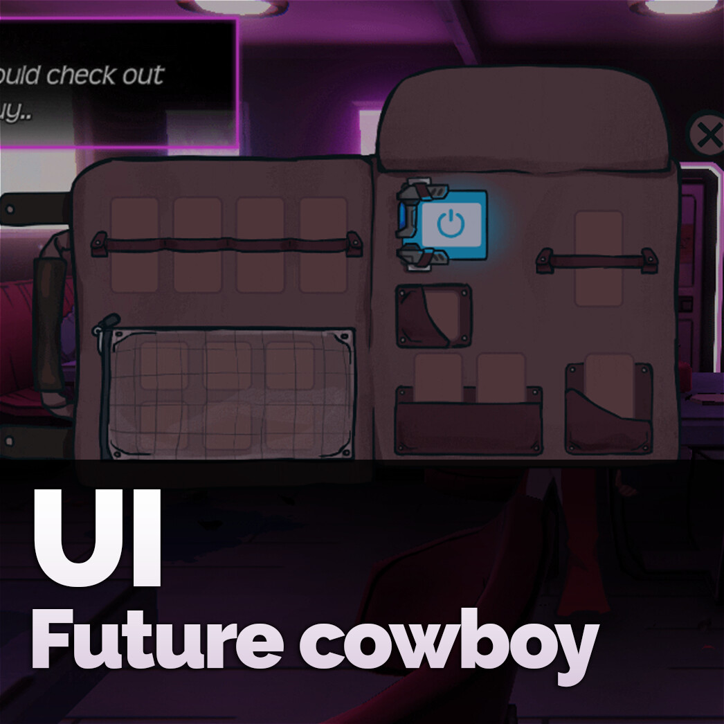 ArtStation - UI - Future Cowboy