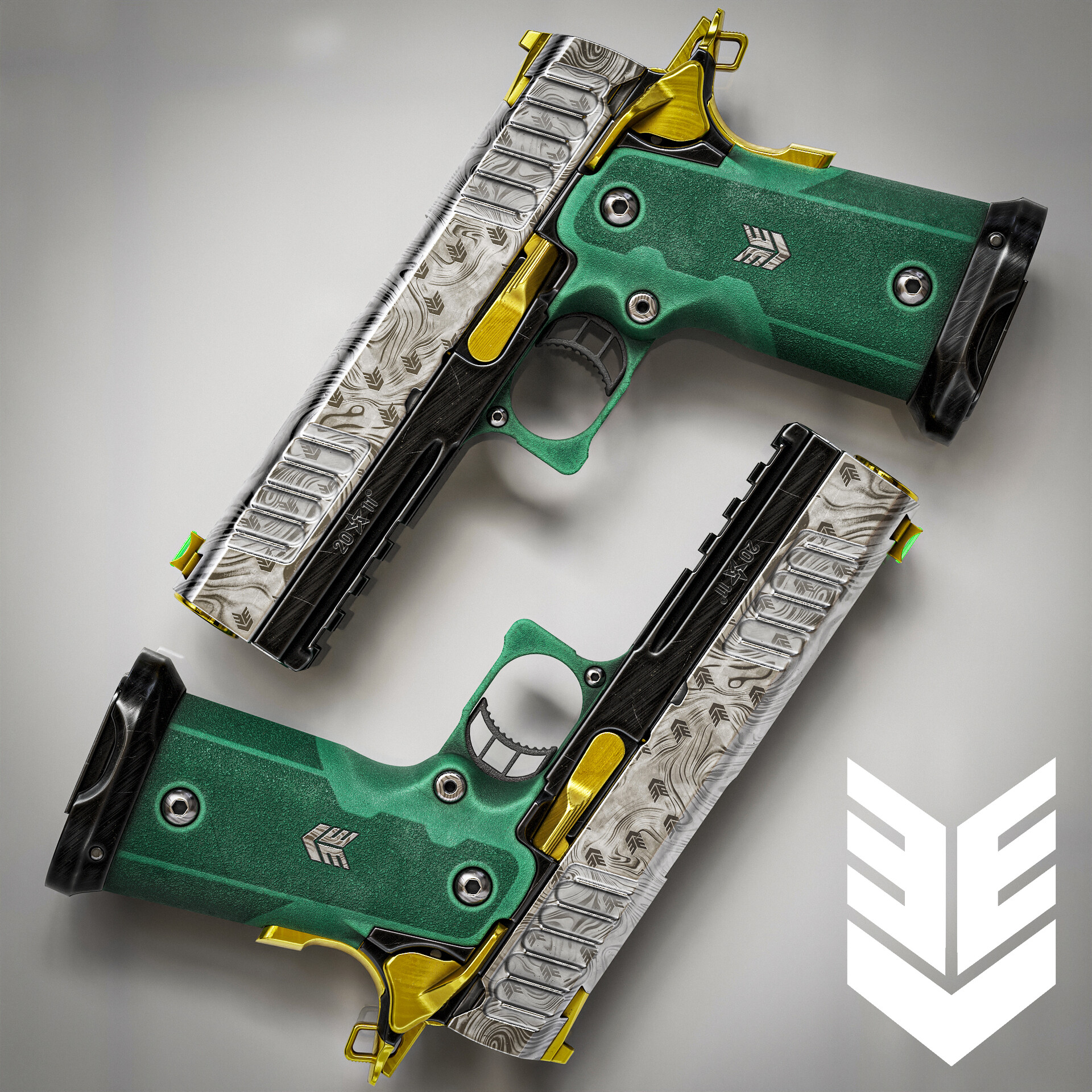 ArtStation - STI_Staccato-P_2011 - EVE GUN