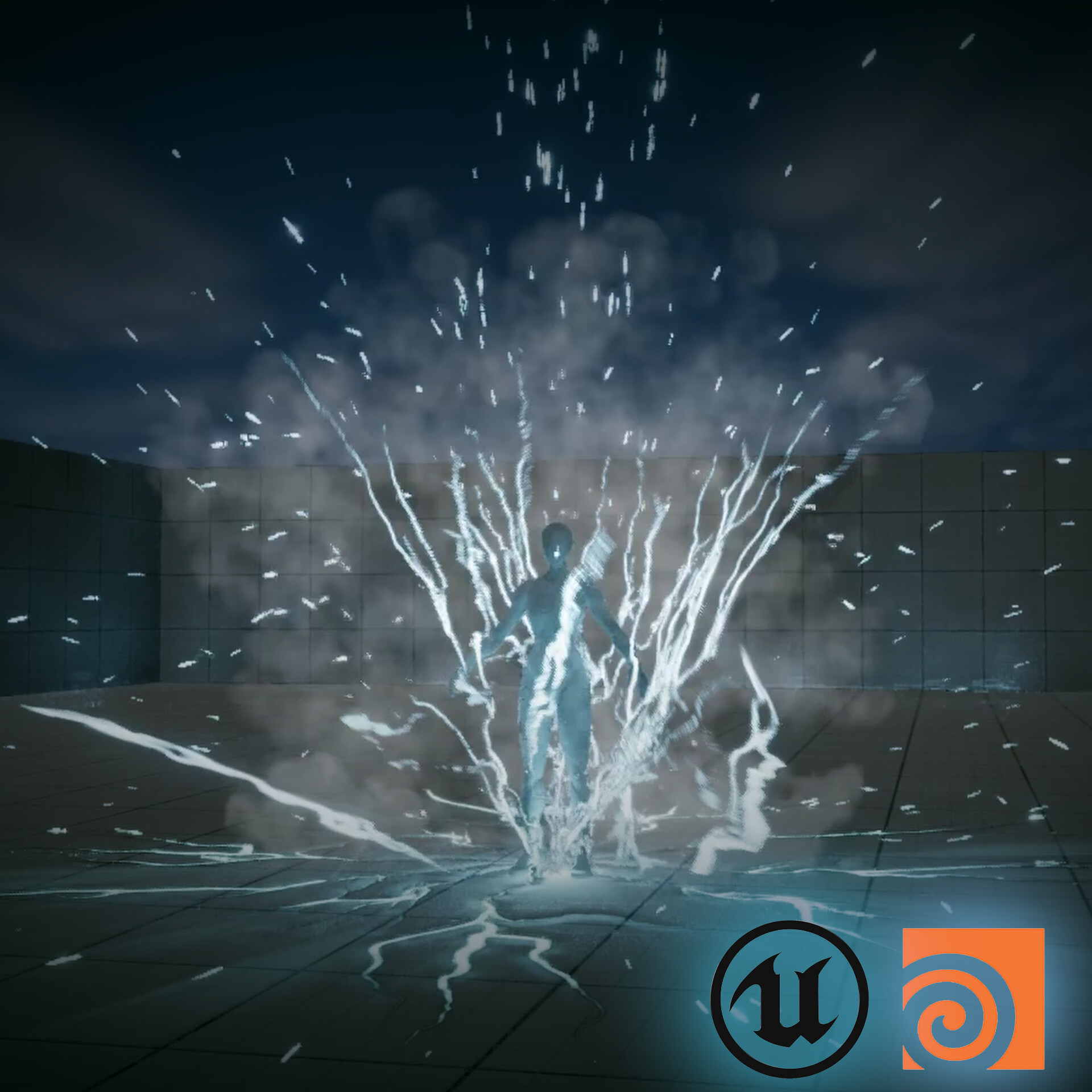 ArtStation - Electric EMP grenade Explosion